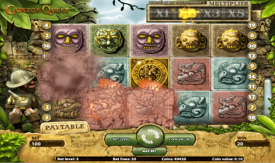 Gonzos Quest Slots Review In 2024 Win Up To 62 500 Coins